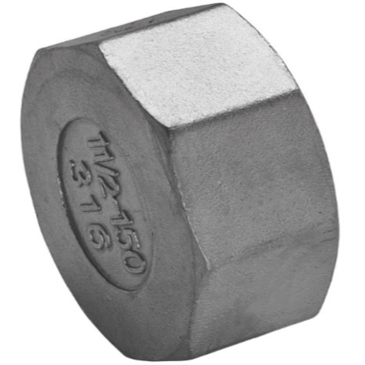 316 Stainless Steel BSP Hex Cap - Waterworks