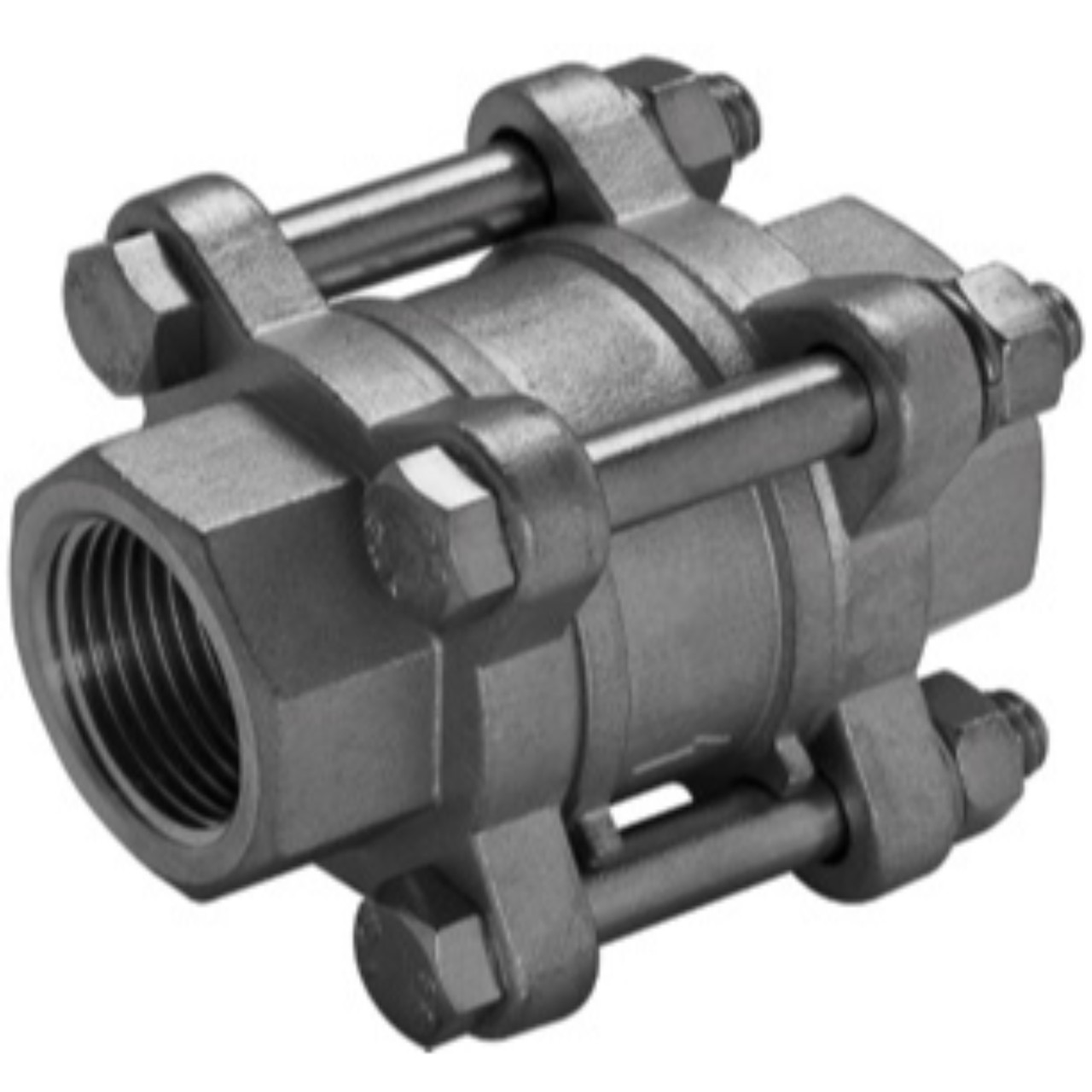 Stainless Steel 3 Piece Spring Check Valve - Waterworks