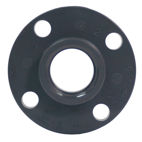 Sch80 PVC Full Face Flange ANSI 150 SOC - Waterworks