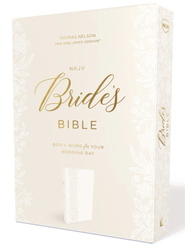 Bride's Bible, NKJV Leathersoft, White, Red Letter, Comfort Print