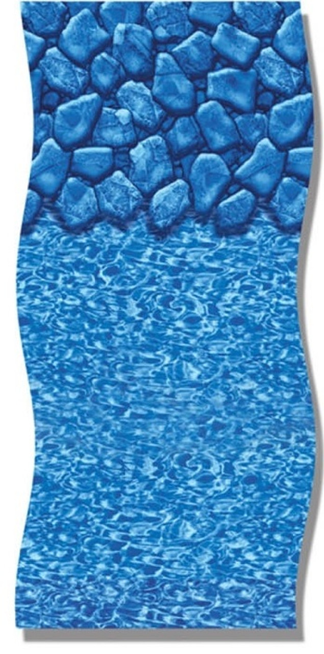 30' Above Ground Pool Liner - Boulder Swirl Pattern