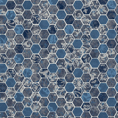 Esagono Shimmer Stone Vinyl Liner for Inground Pools | GLI