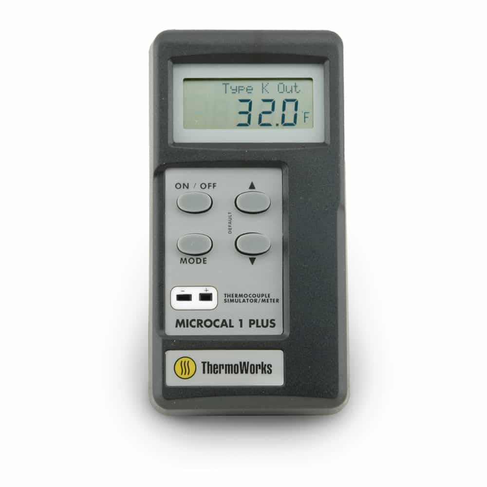 ThermoWorks MicroCal 1 Plus Multi-type Thermocouple Simulator & Meter
