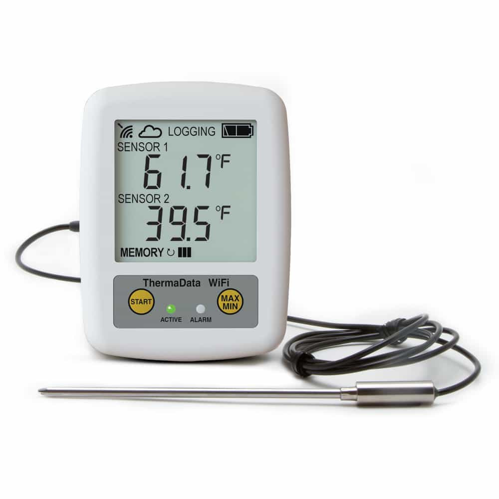 ThermaData WiFi Temperature Data Loggers with Probes | ThermoWorks