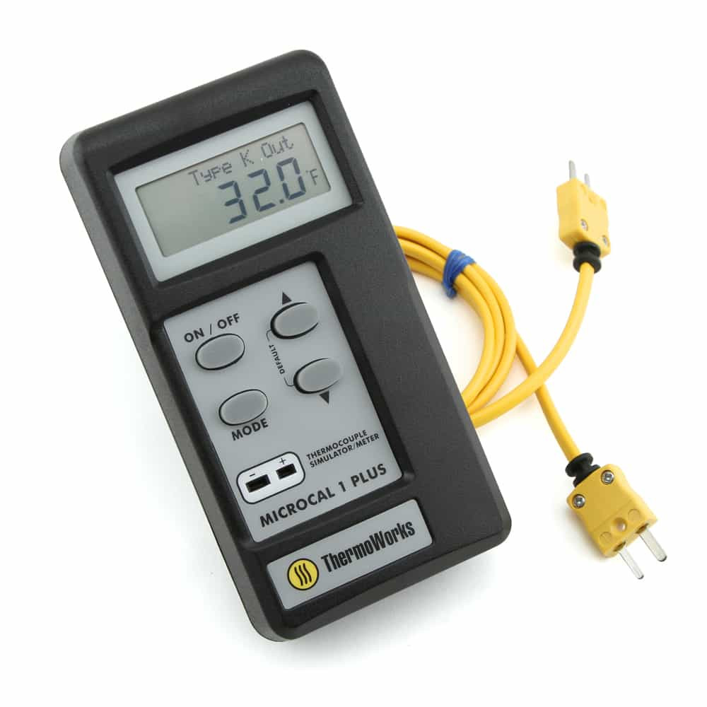 ThermoWorks MicroCal 1 Plus Multi-type Thermocouple Simulator & Meter