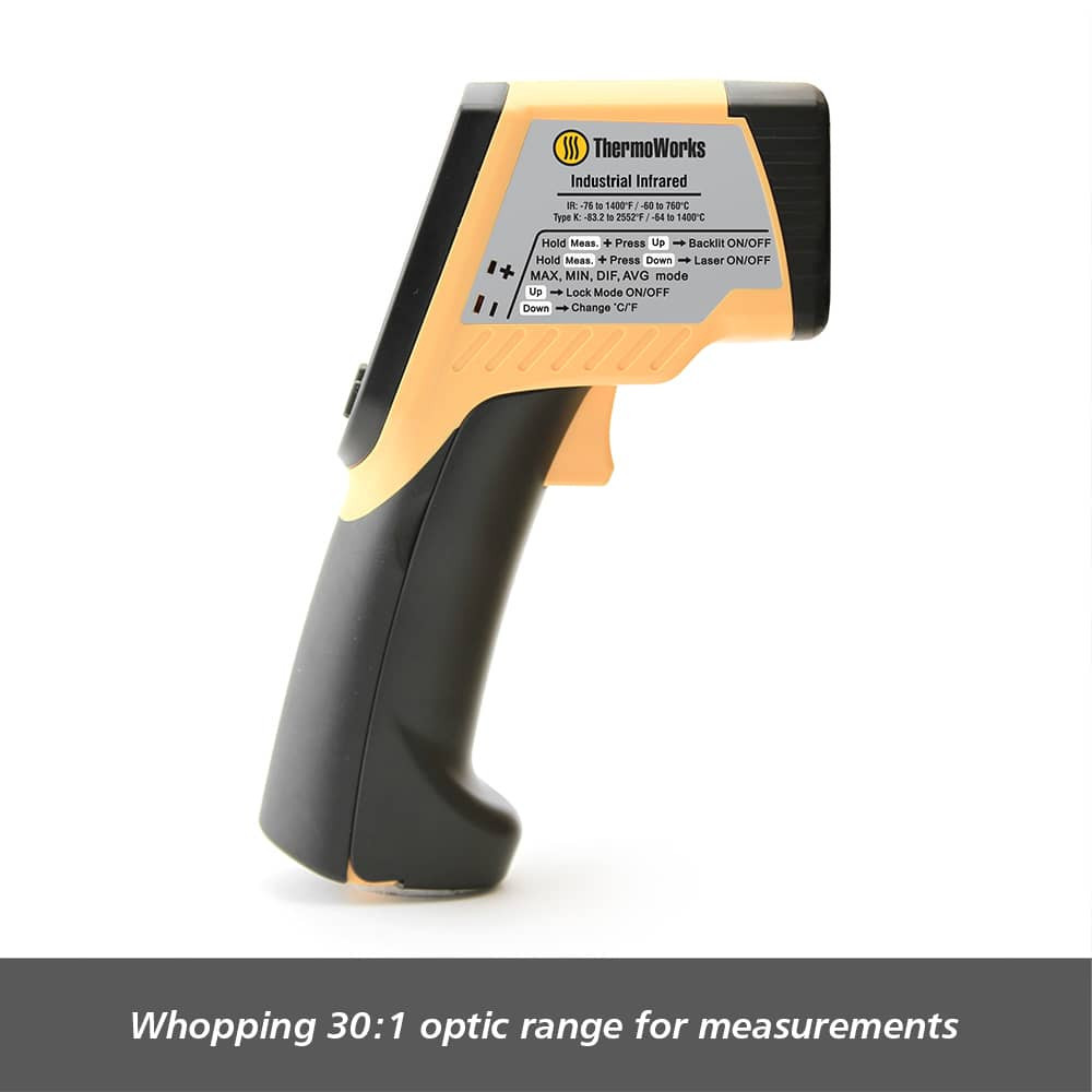 ThermoWorks - IR-IND - Industrial Infrared Thermometer