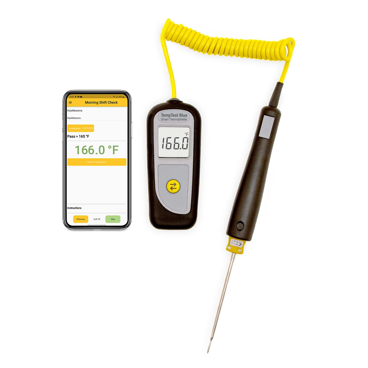 TempTest 2 Blue - Bluetooth Thermometer | ThermoWorks