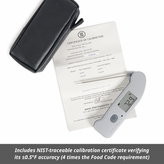 Thermapen® ONE Blue - Bluetooth Temperature Probe - ThermoWorks