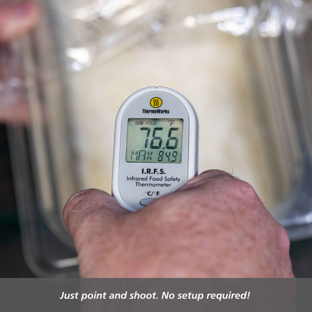 Infrared Food Safety Thermometer (IRFS) | ThermoWorks
