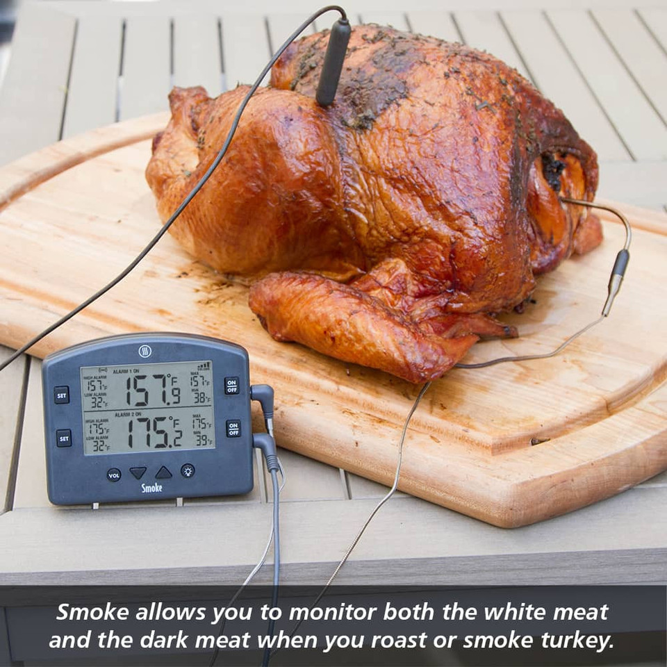 ThermoWorks Smoke® Remote BBQ Alarm Thermometer