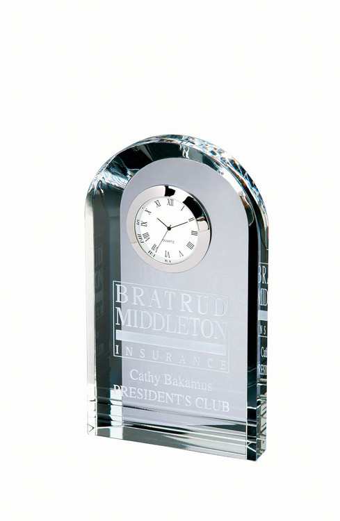 OPTICAL CRYSTAL ROYAL CLOCK ARCH TOWER