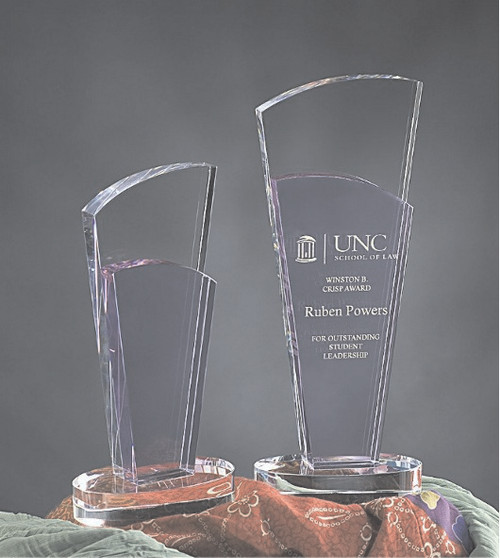 Violet Wave Crystal Award