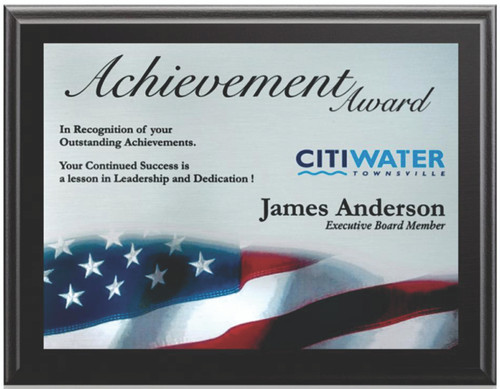 Wall Plaque, custom full color imprint