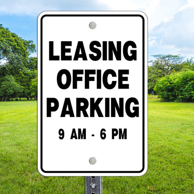 Leasing Office Parking Sign