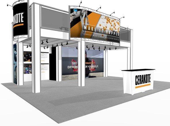 Rent a Tradeshow Booth - Double Deck Turnkey Rental Booth 20 x 30 DD926 ...