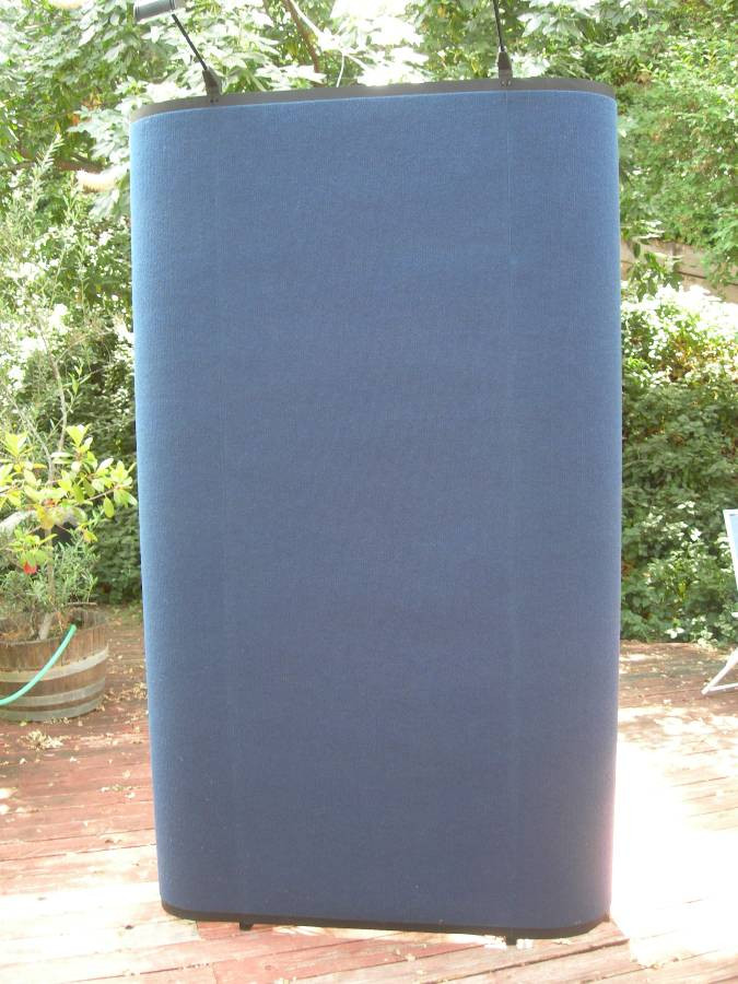 Buy a used - Free Standing Booth with Curved Sides - UsedBooths.com