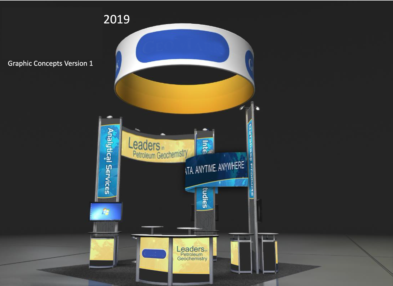 Buy a used - Used 20x20 Island Booth - UsedBooths.com