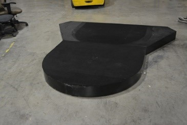 Buy a used - Half Circle Presenters’ podium and Stage - UsedBooths.com