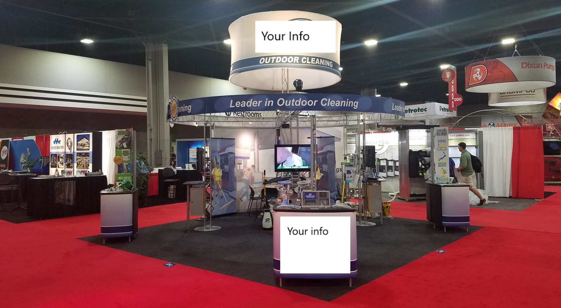 Recently Sold Used Booth! - Custom Magnetic Trade Show Booth 10x10 Easy to re-brand, used 1 time ...