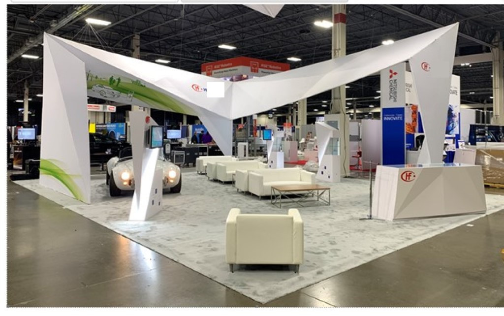 Recently Sold Used Booth! - Pop Up Barber Shop Trade Show Booth or ...