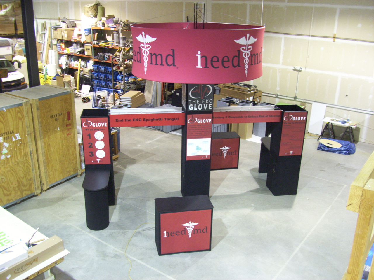 Recently Sold Used Booth! - 20' x 20' Island Display Booth - UsedBooths