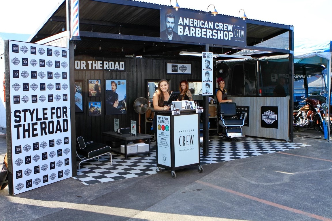 Recently Sold Used Booth! - Pop Up Barber Shop Trade Show Booth or ...