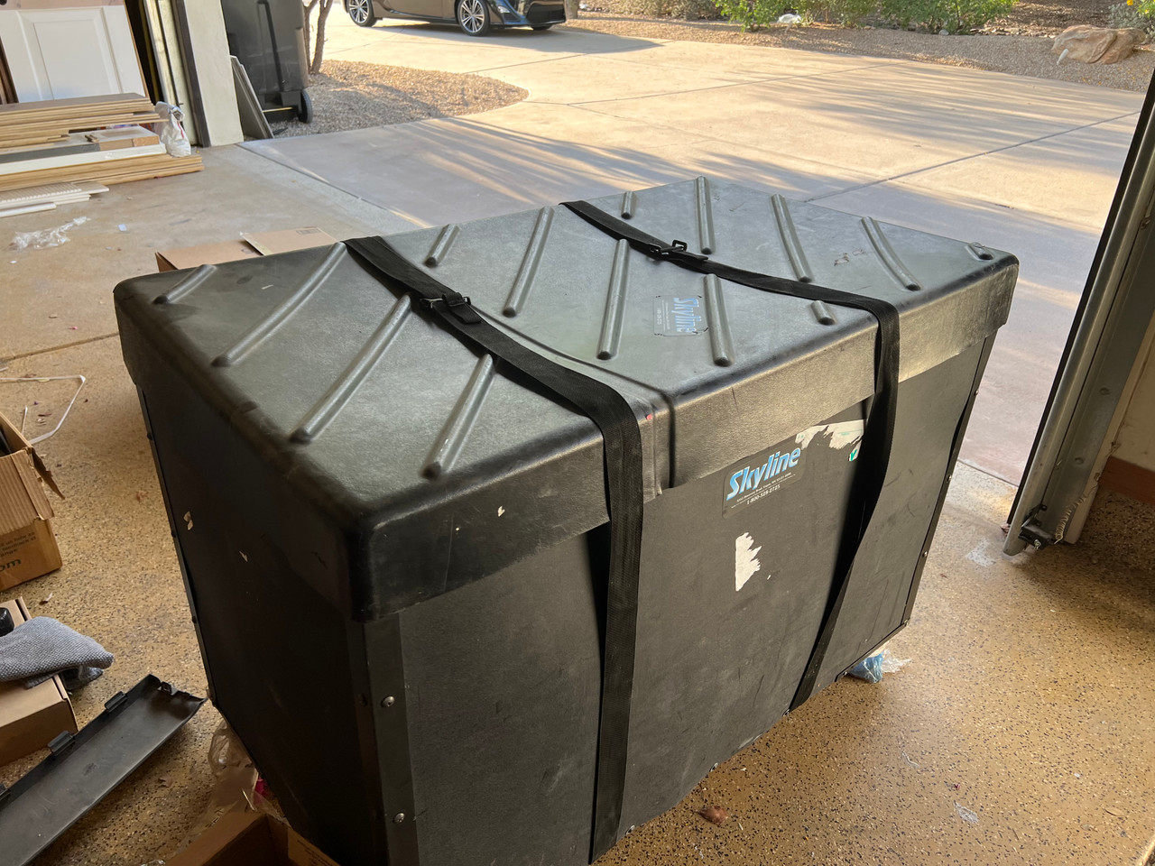 Recently Sold Used Booth! - Skyline Shipping Container Forklift able ...