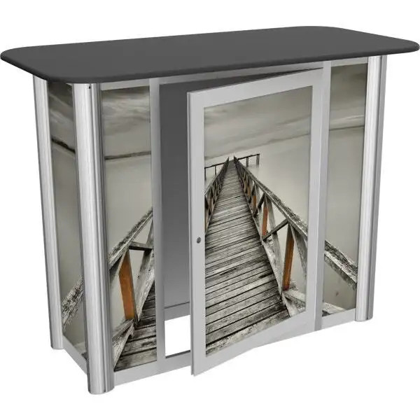 Recently Sold NEW Counter! - Linear Pro Counter With Door - UsedBooths