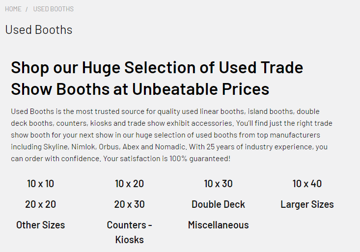 Simplifying Rebranding: How UsedBooths.com Streamlines Your Used Booth ...