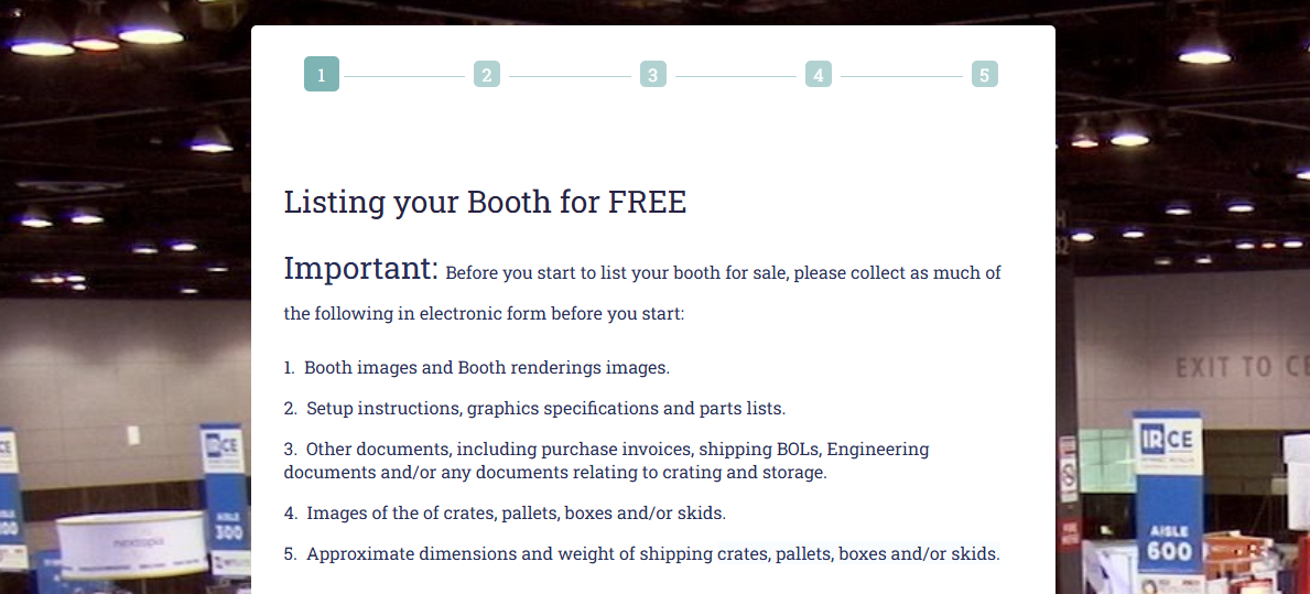 The Key to a Seamless Sale: Completing Your Booth Listing with ...