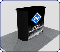 Rent Accessories - Freestanding Locking Counter - Usedbooths.com