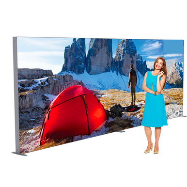 Buy a used - 20ft SEGO LED Backlit Display, 2 Modular 10ft Frame ...