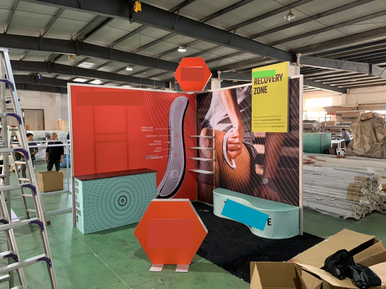 Buy a used - Custom 10x10 L-Shape Booth, Excellent Condition ...