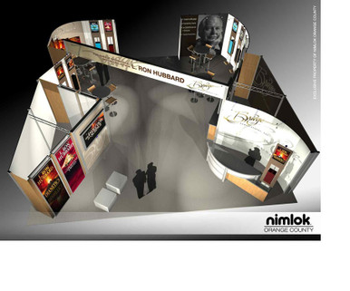 Buy a used - Slightly Used 600 Sq Foot Island Booth by Nimlok ...