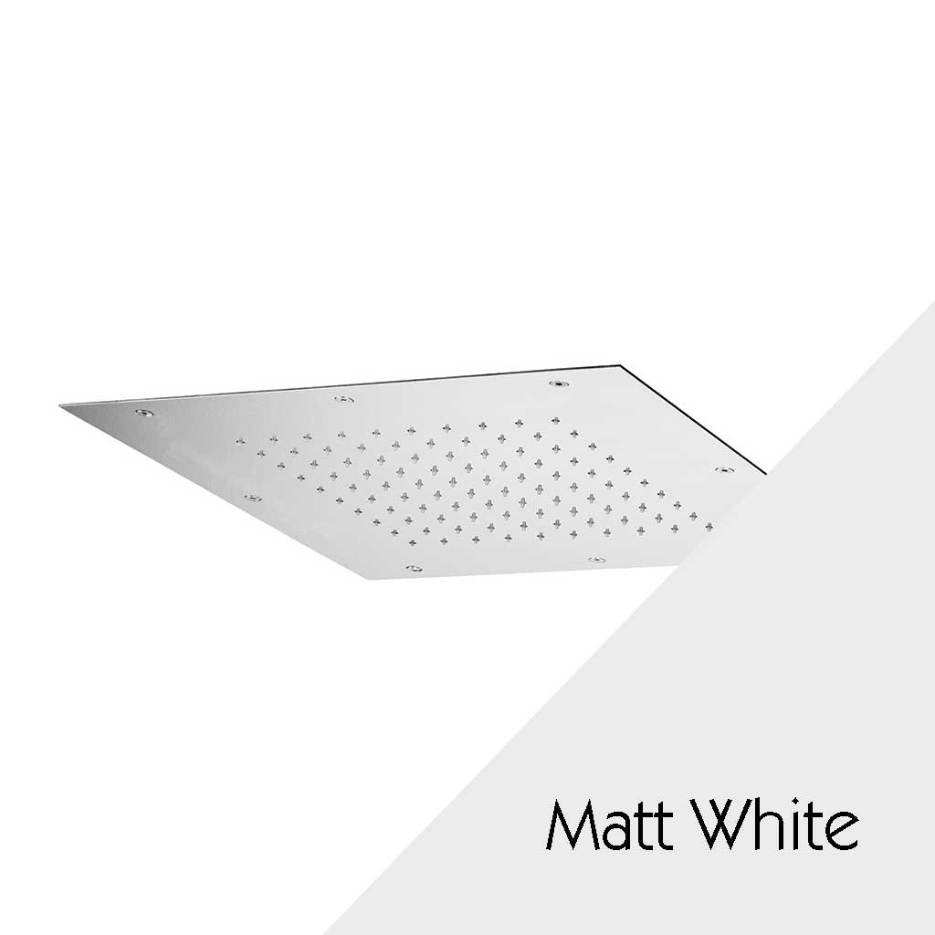 Linea Skyfall Rain Shower Ceiling Mounted 500mm x 500mm - Matt White