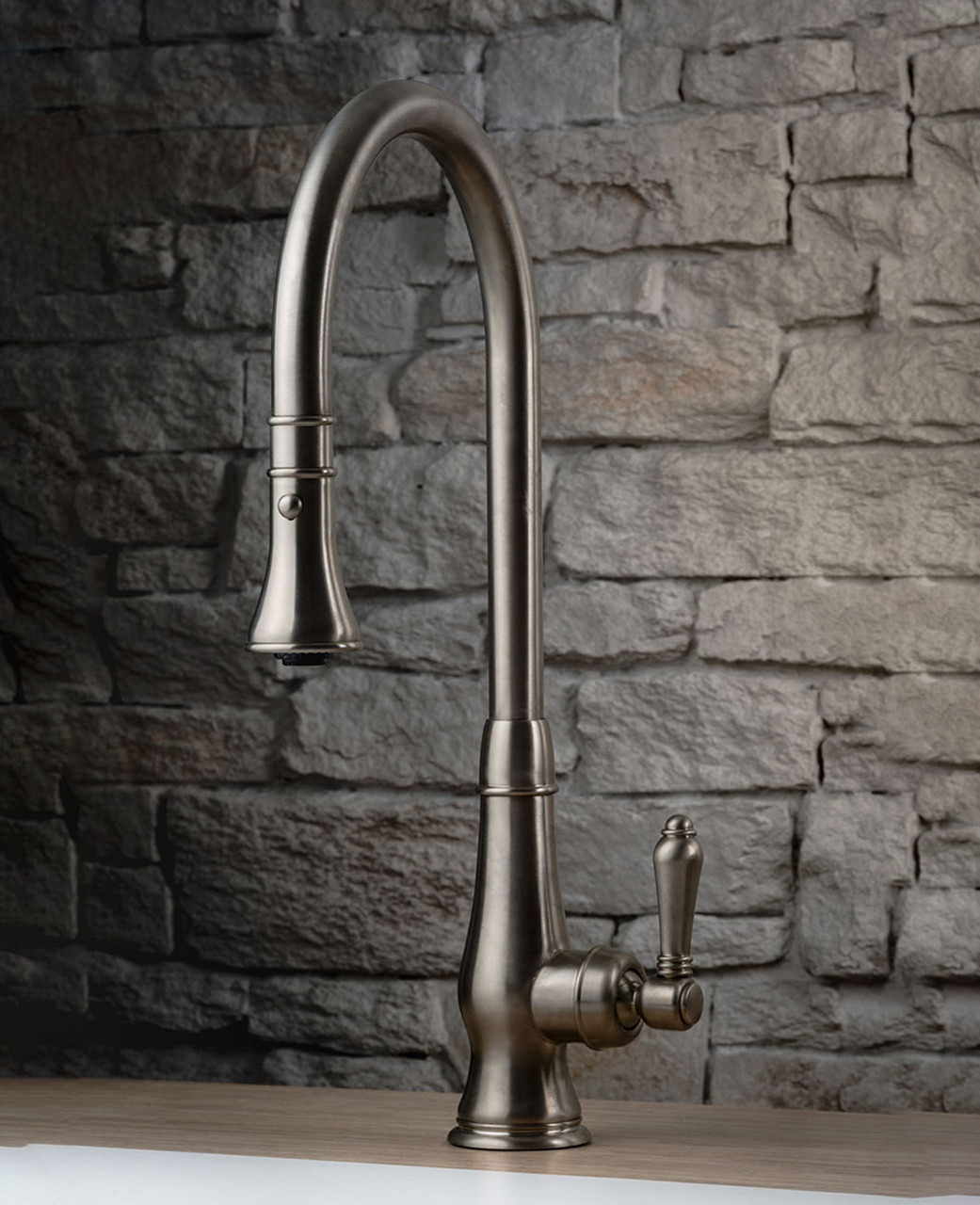 Traditional kitchen sink mixer