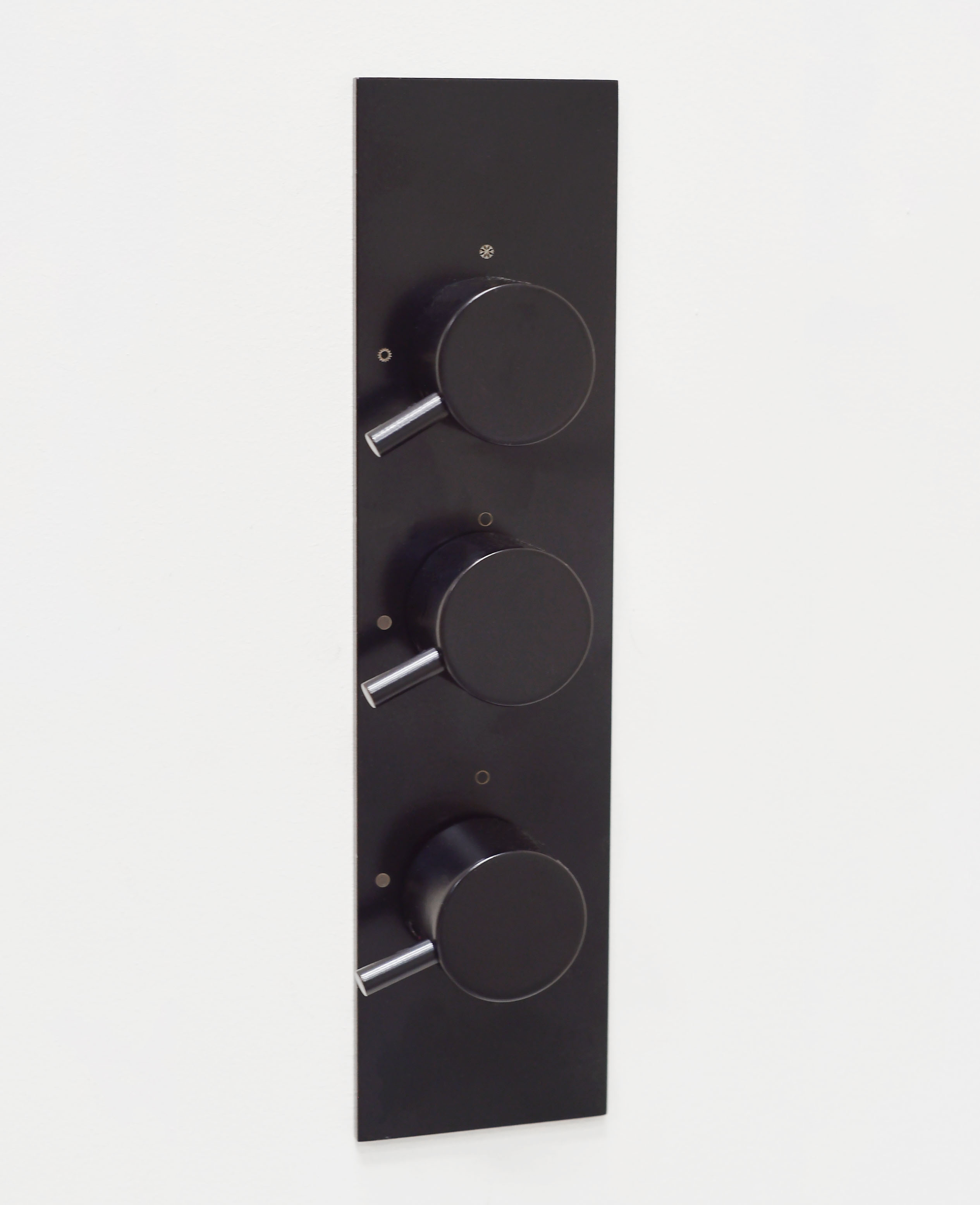 Flow 1/2 Triple Outlet Concealed Shower Valve Satin Black