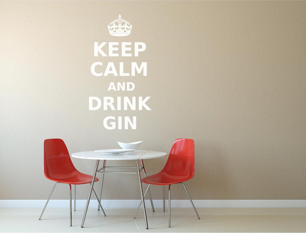 Keep Calm and Drink Prosecco Wall Sticker (Buy 2 Get 1 FREE)