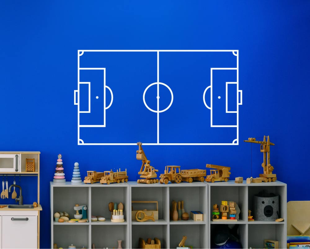Football Goalkeeper Wall Sticker ( FREE application tool )