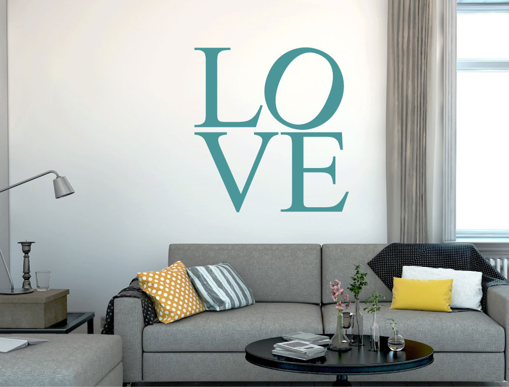 Love Wall Art Decal Letters ( FREE application tool )