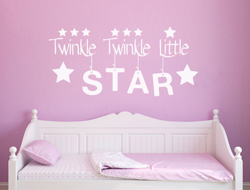 Twinkle Twinkle Wall Sticker ( FREE application tool )
