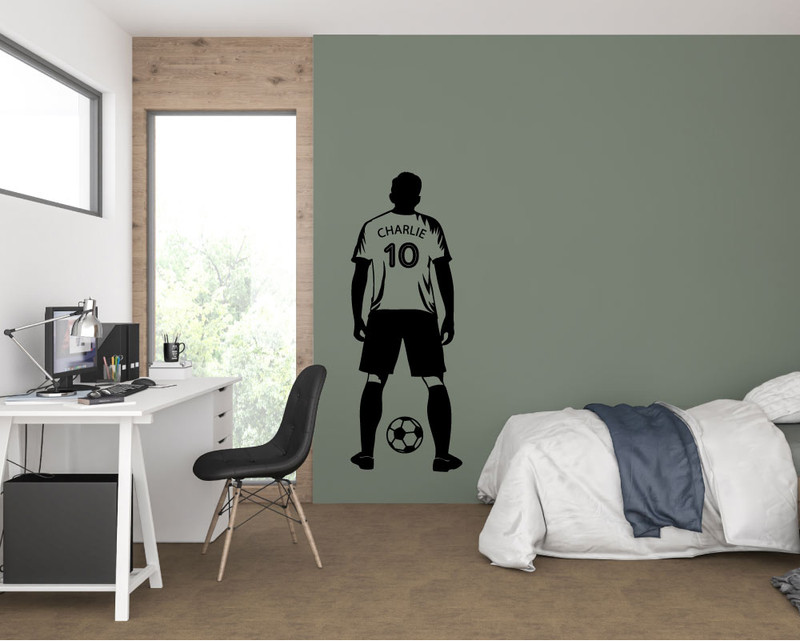 Personalised Footballer Wall Sticker – An Ideal Gift for Any Fan