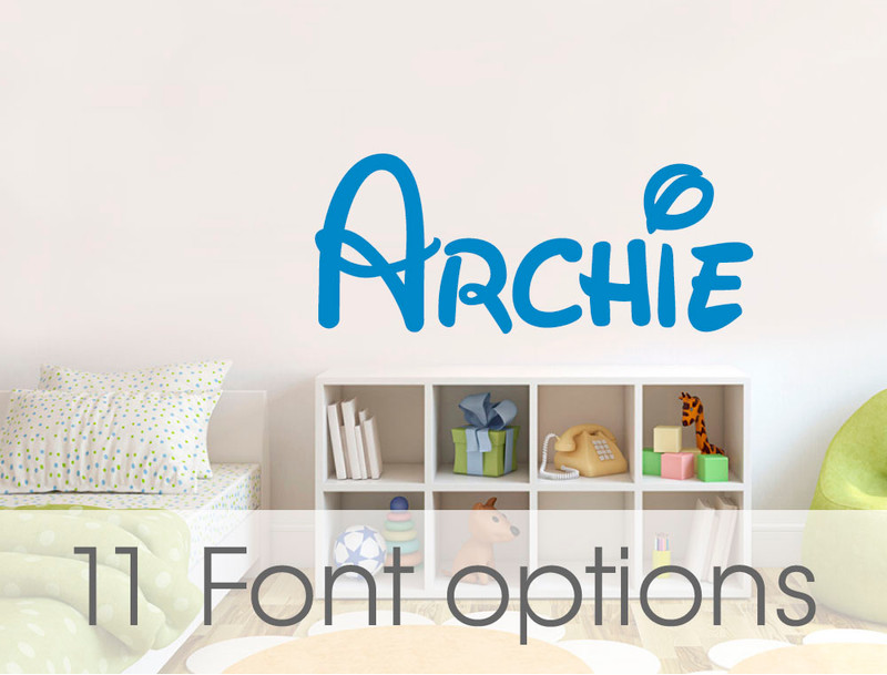 Name Wall Stickers for Bedrooms and Nursery's
