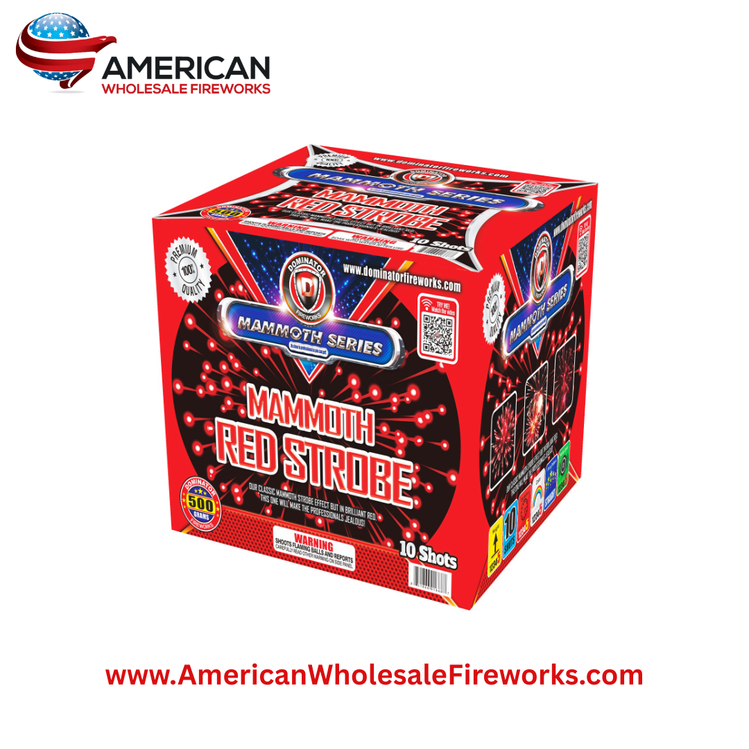 Mammoth Strobe Red - 500 Gram Cake