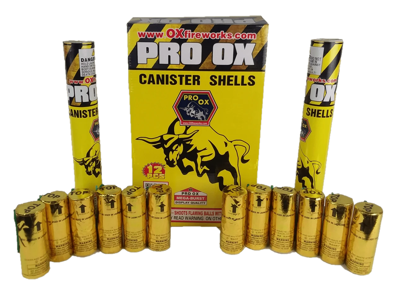 Mini Max Canister Shells - Mad Ox Fireworks