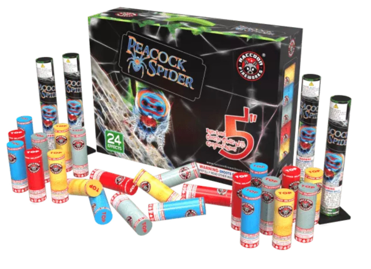 Peacock Spider - Raccoon Fireworks