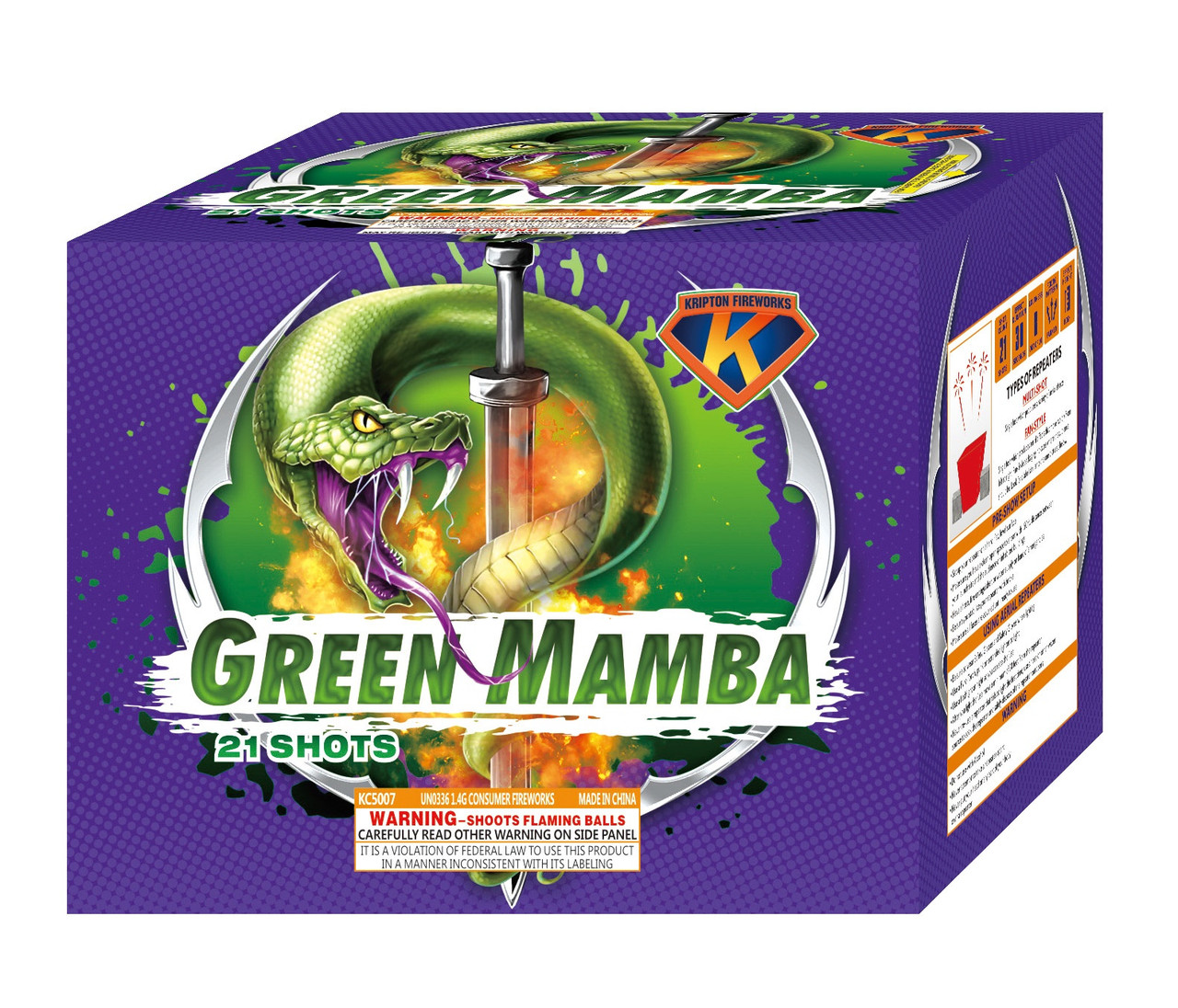 Green Mamba - 500 Gram Cake