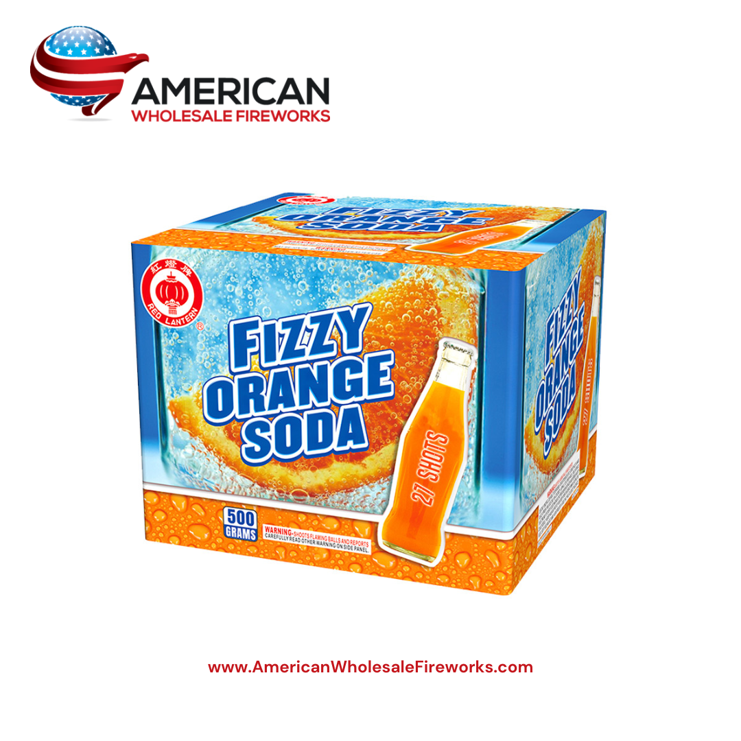 Fizzy Orange Soda - 500 Gram Cake