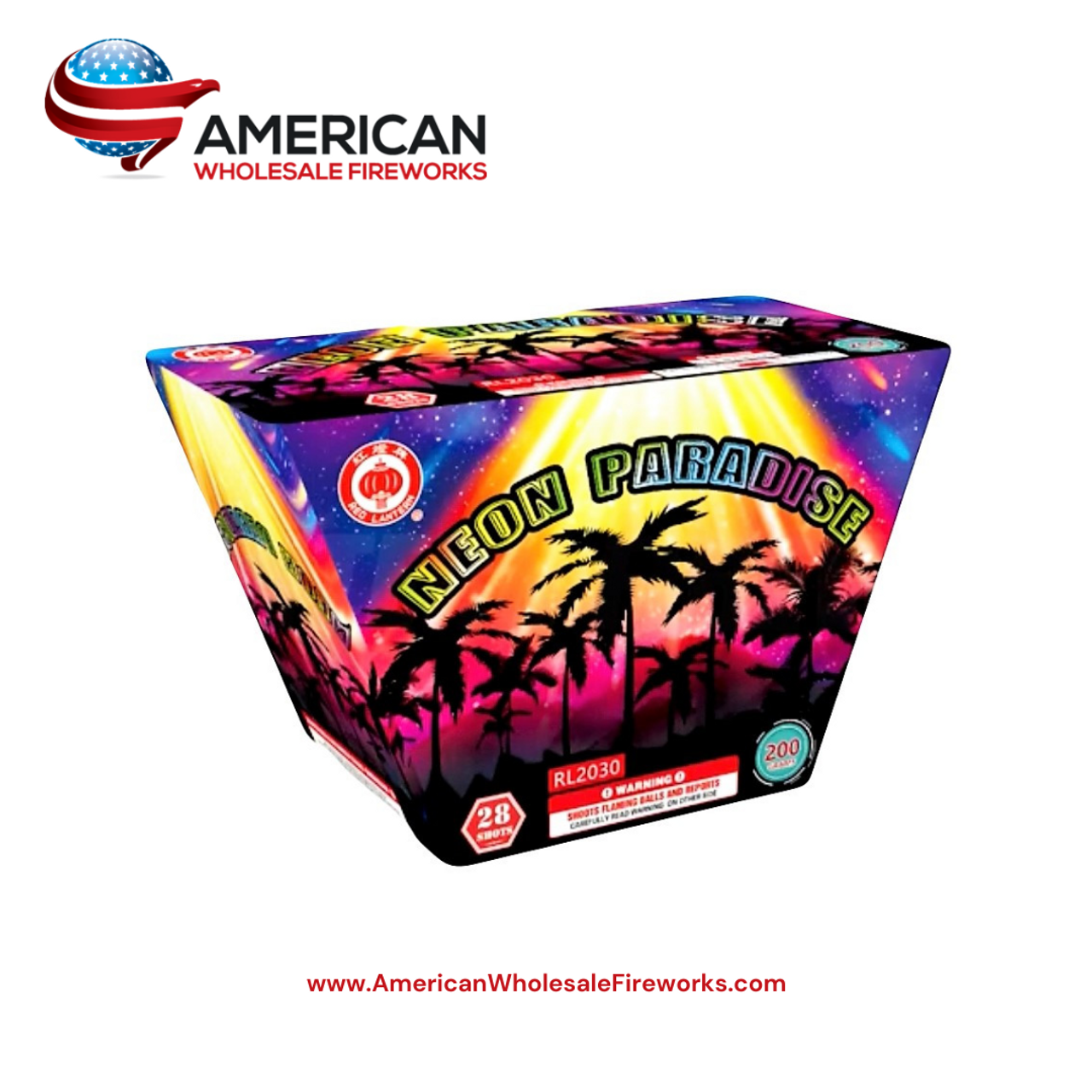 Neon Paradise - 200 Gram Cake