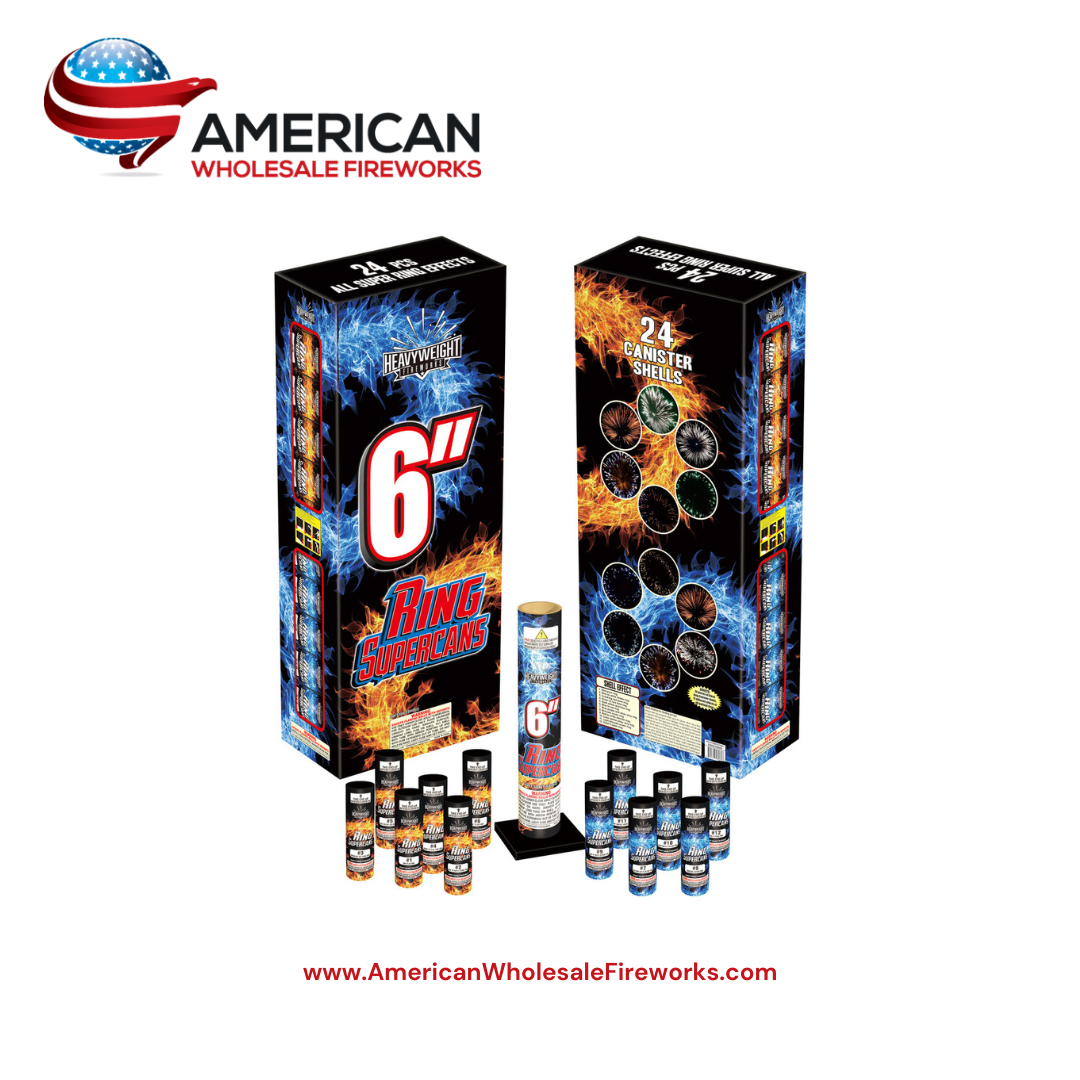 Ring Supercans 6" - Reloadable Shell Kit